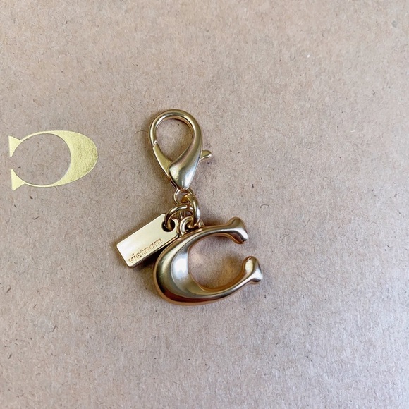 Coach | Accessories | Coach C Logo Bag Charm | Poshmark
